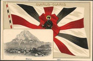 Glarus canton (Switzerland) - Fahnen Flaggen Fahne Flagge Flaggenshop ...