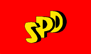 Social Democratic Party 1953-1961 (Germany) - Fahnen Flaggen Fahne ...