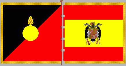 Canary Islands (Spain): Military flags shown in the Military Regional ...