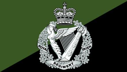 Royal Irish Regiment - Fahnen Flaggen Fahne Flagge Flaggenshop ...