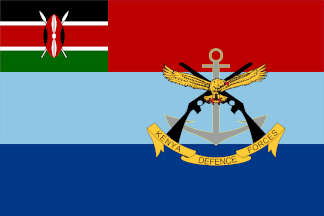 Kenya Defence Forces (Joint Service flag) - Fahnen Flaggen Fahne Flagge ...